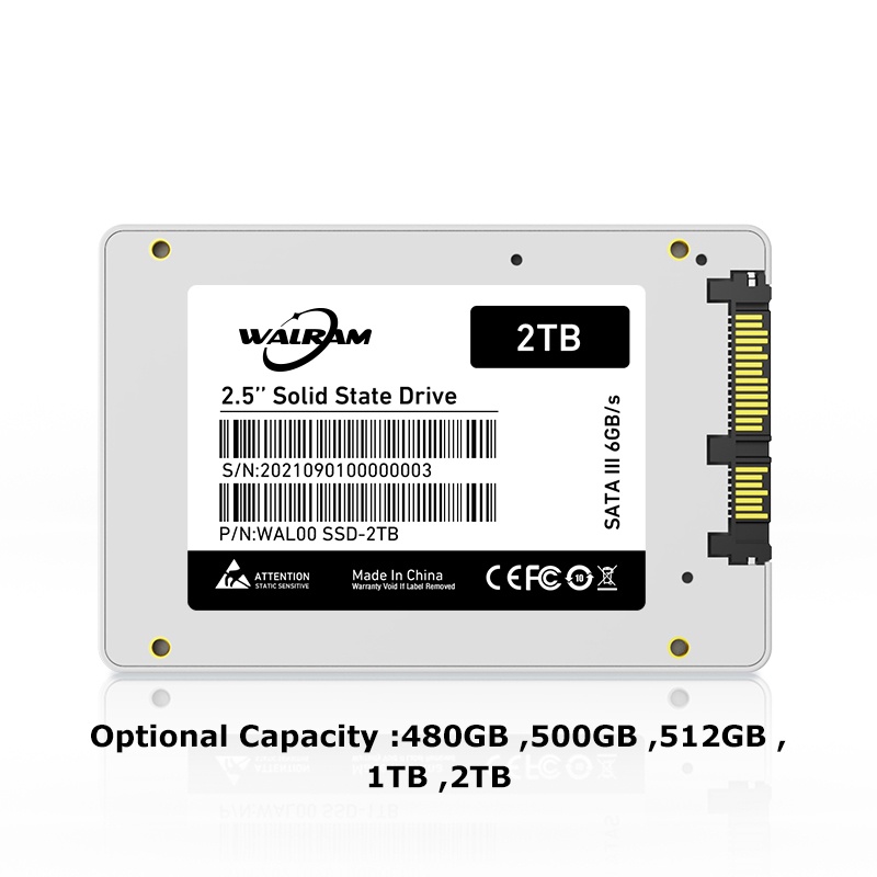 WALRAM 2TB SSD Sata3 Hard Disk 480GB 512GB 1TB 2.5" Internal Hdd Solid ...