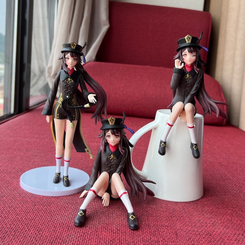 Game Surrounding Genshin Impactfigure Hutao Standing Posture Sitting ...