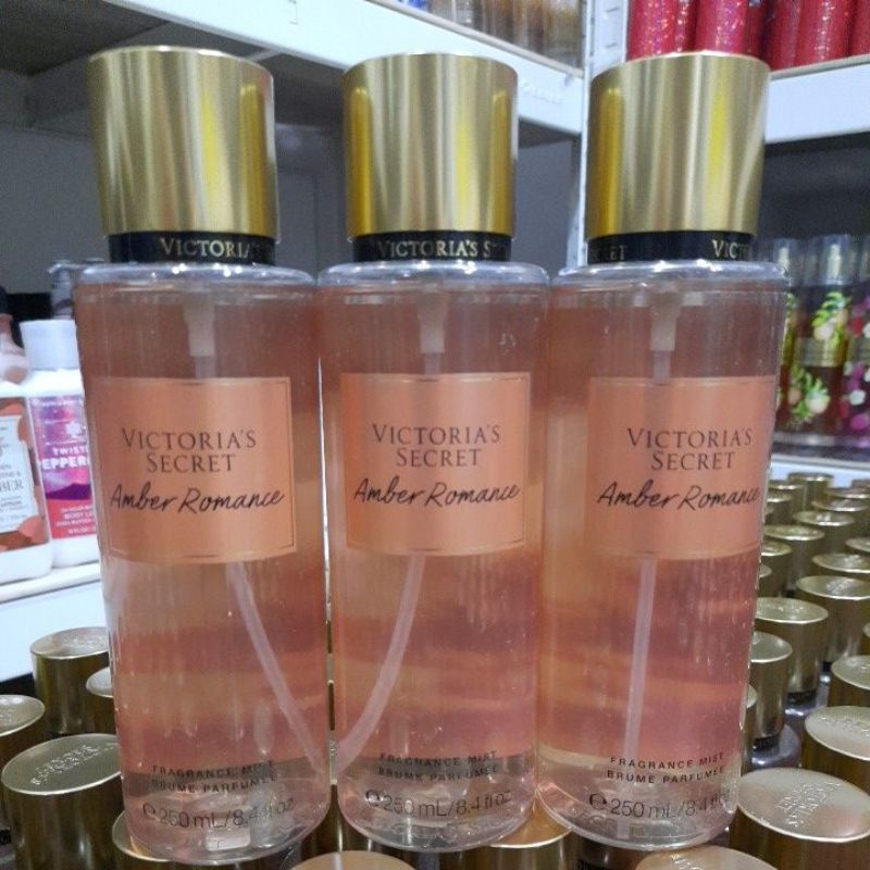 ORIGINAL VICTORIA'S SECRET AMBER ROMANCE MIST 250ML | Shopee Philippines