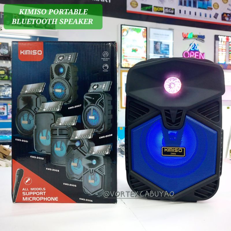 KIMISO PORTABLE BLUETOOTH SPEAKER KMS-200X SERIES (RANDOM COLOR/DESIGN ...