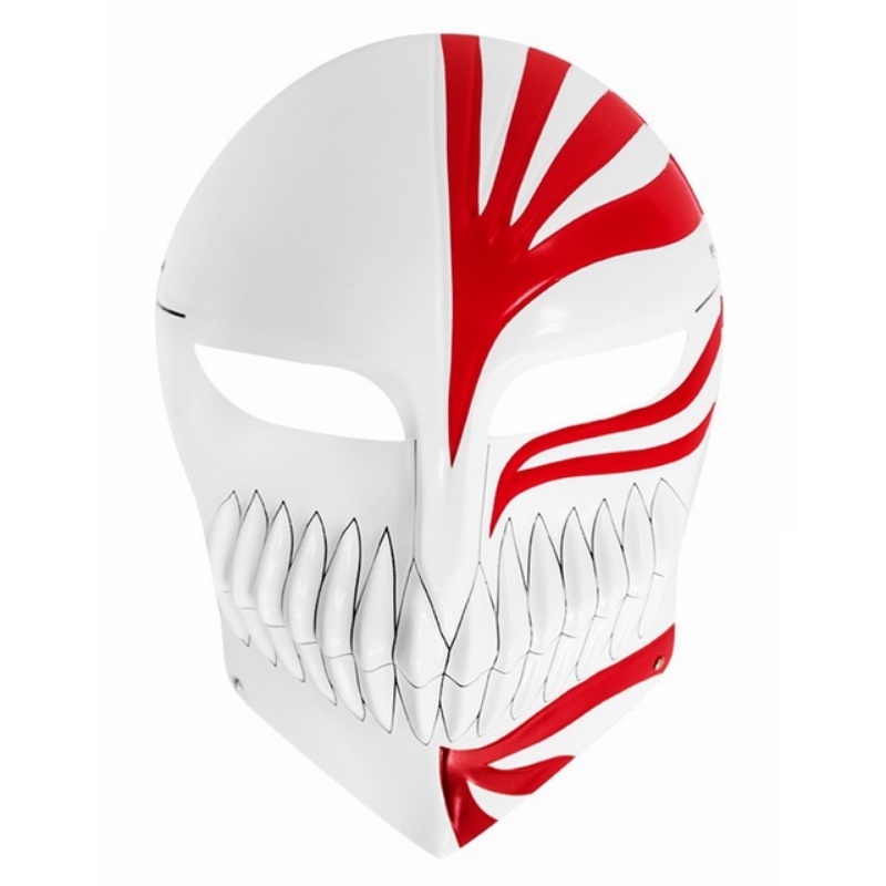Anime BLEACH Mask Kurosaki Ichigo Plastik Mask Cosplay Accessory ...