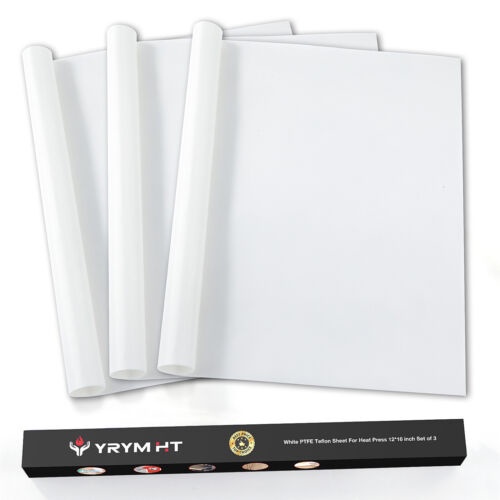 HTVRONT 3 Pcs Teflon Sheet Ptfe 30cmx40cm Heat Press Pad Reusable Non ...