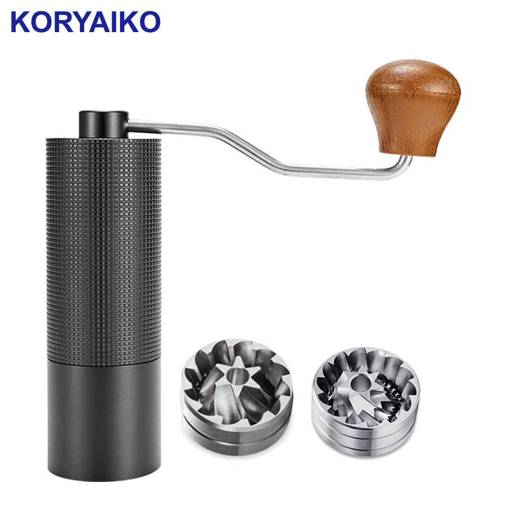 Koryaiko 420 CNC Stainless Steel Core Hand Coffee Grinder 6 Axis and 7 ...