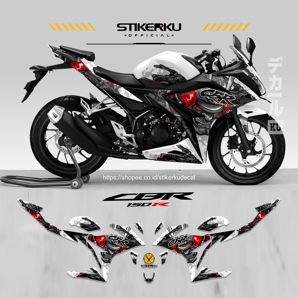 Cbr 150 R Facelift Motorcycle Striping / Cbr Facelift SemiFull Body ...