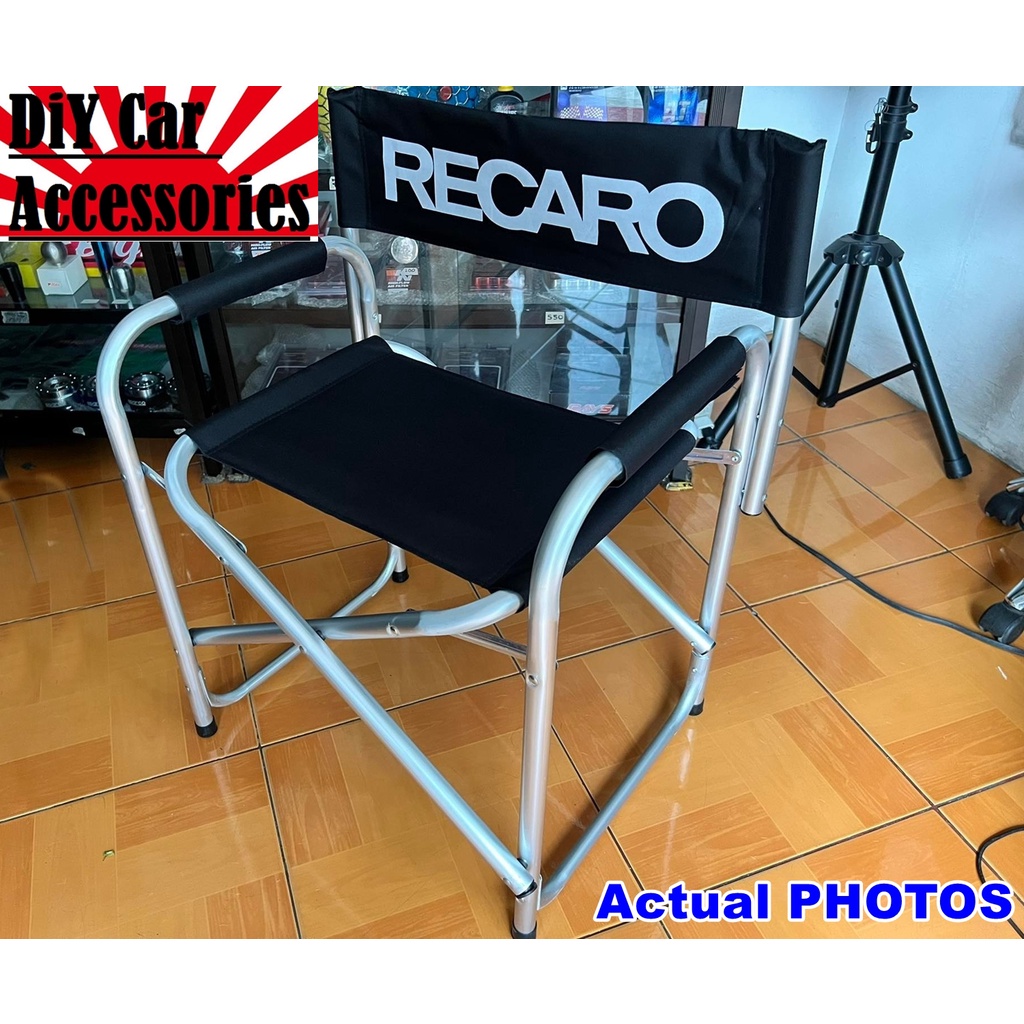 Director's Chair Foldable (Recaro Black) | Shopee Philippines
