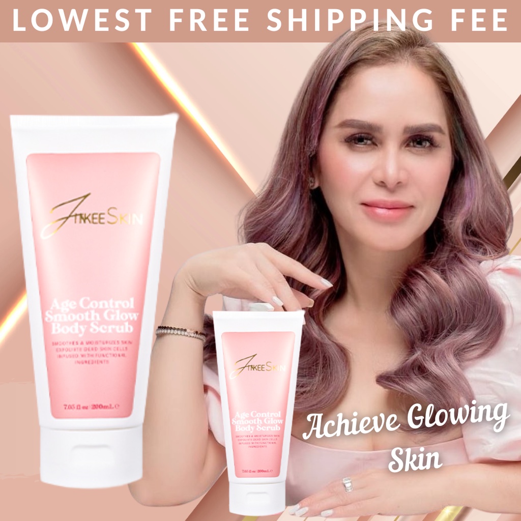 JINKEE SKIN AGE-CONTROL SMOOTH GLOW BODY SCRUB | AGE-DEFYING EXFOLIANT ...