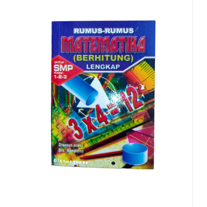 Complete Counting Math Formulas Book For Junior High School | Shopee ...