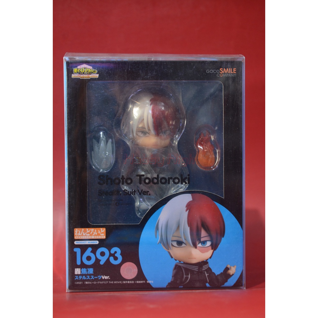 Nendoroid #1693 Shoto Todoroki Stealth Suit Ver. Anime Figure from My ...