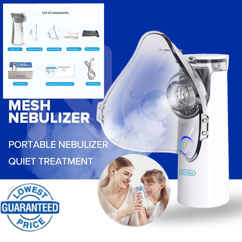 Rechargeable Portable Nebulizer Handheld Mesh Inhaler Ultrasonic ...