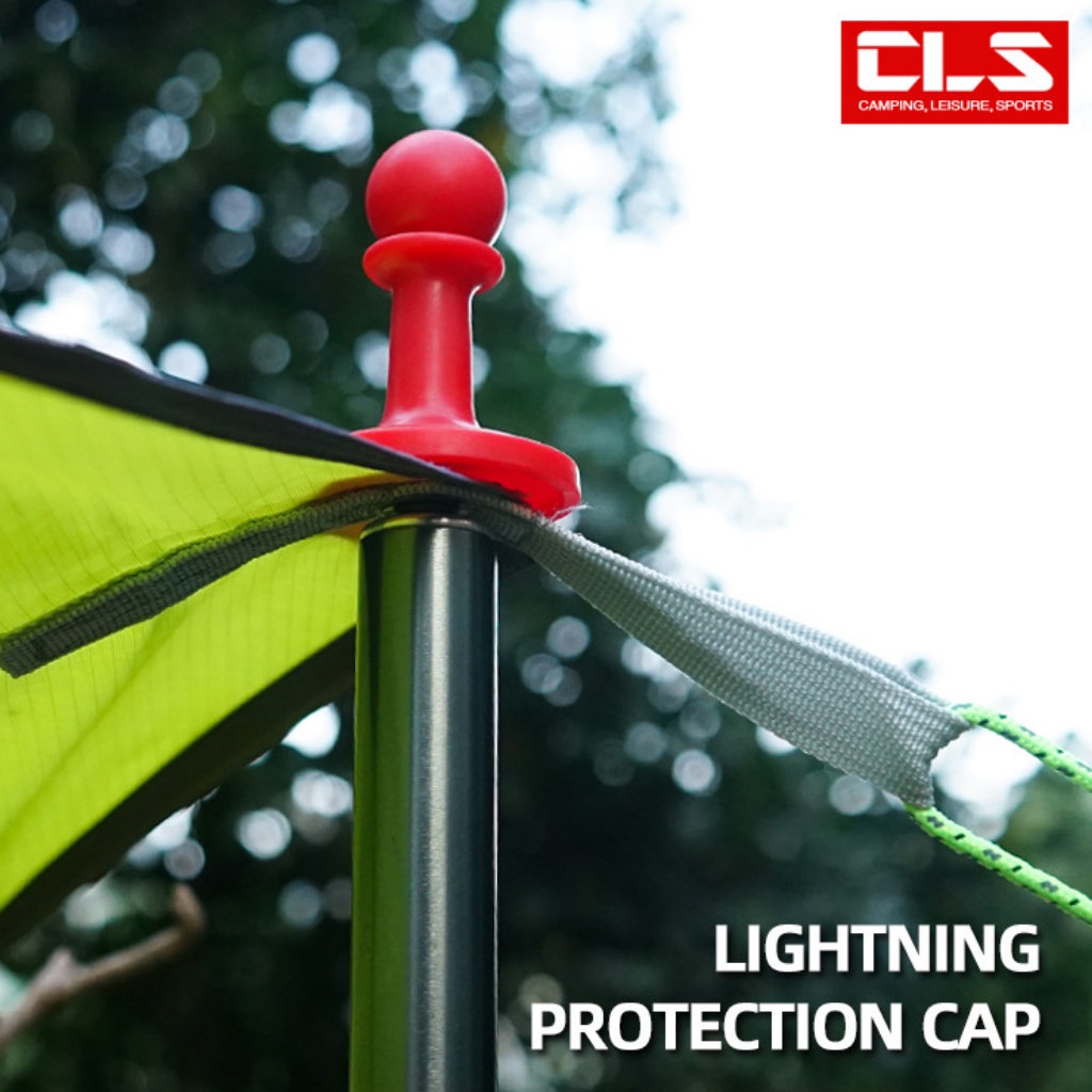 Lightning Proof Cap | Tent Poles | Awning | Support Bars | Thunder ...