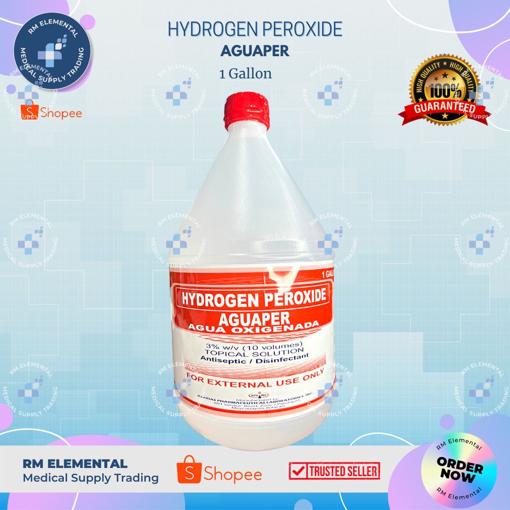 AGUAPER - Hydrogen Peroxide GALLON Agua Oxigenada | Shopee Philippines