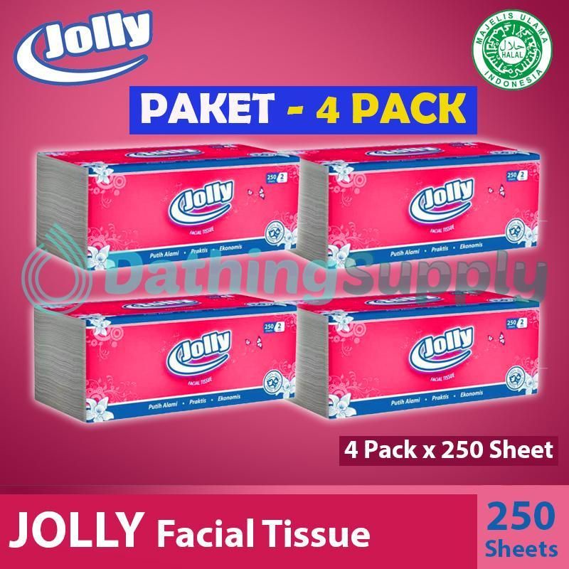 Jolly Tissue Savings Package 250 sheets 2ply (CONTAINS 4 pcs) | Shopee ...