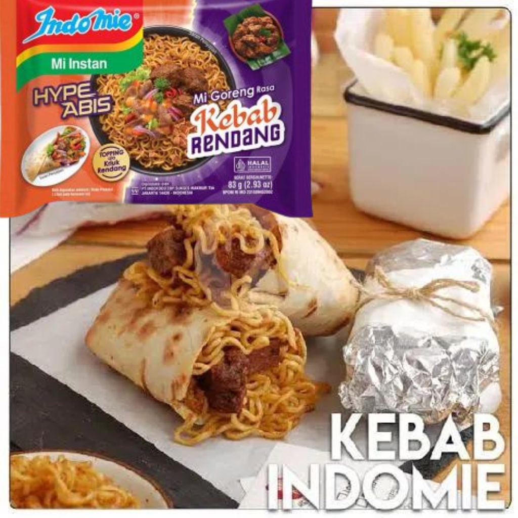 Indomie Fried Kebab Rendang Hype Abis | Shopee Philippines