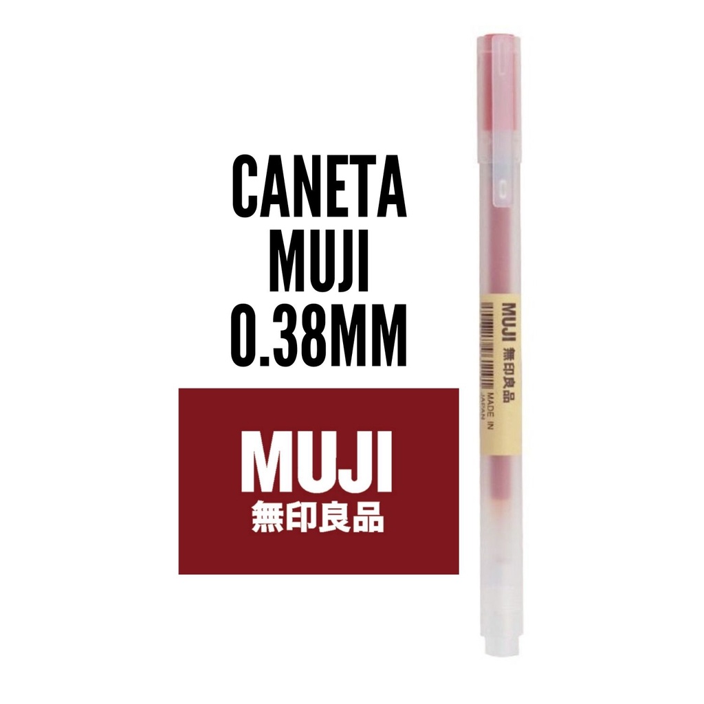 Muji Pen 0.38mm Red Original Unit Imported Japan | Shopee Philippines
