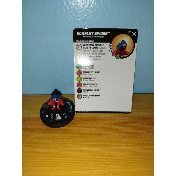 Heroclix Scarlet Spider EAX | Shopee Philippines