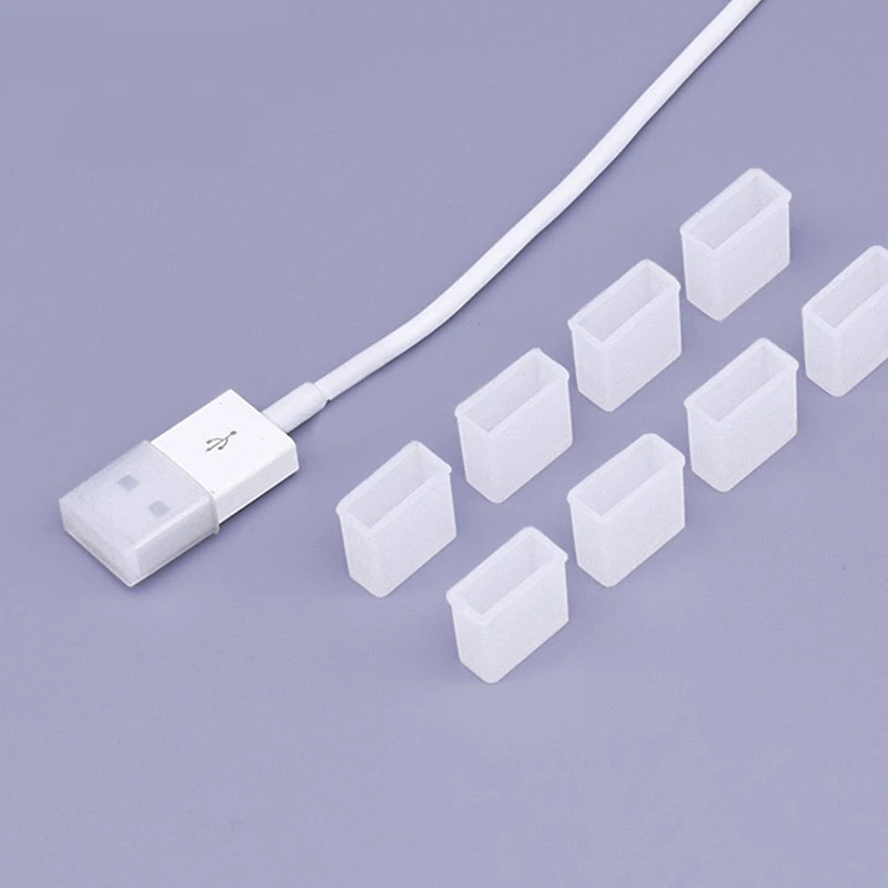 Dust Plug Protector Cap USB Charging Extension Transfer Data Line Cable ...