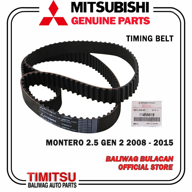 TIMING BELT (154 TEETH) MONTERO GEN2 2.5, TRITON 4D56 2008-2015 PN ...