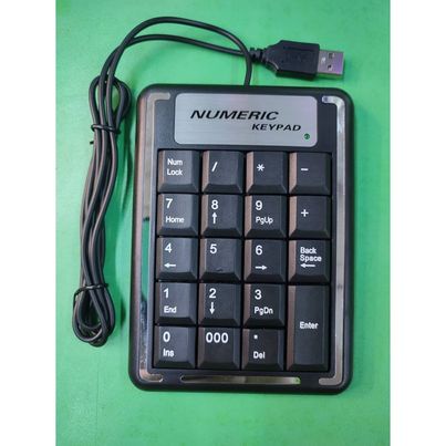 USB 2.0 NUMERIC KEYPAD (PLUG AND PLAY) | Shopee Philippines