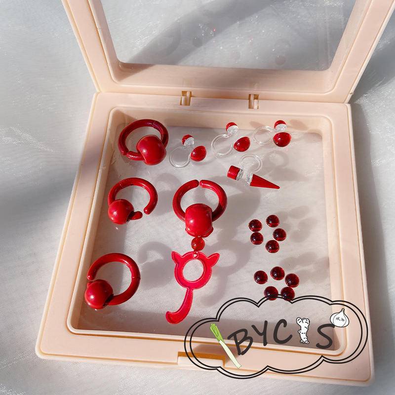 Paradox Live cos earrings ear clips accessories cos props | Shopee ...