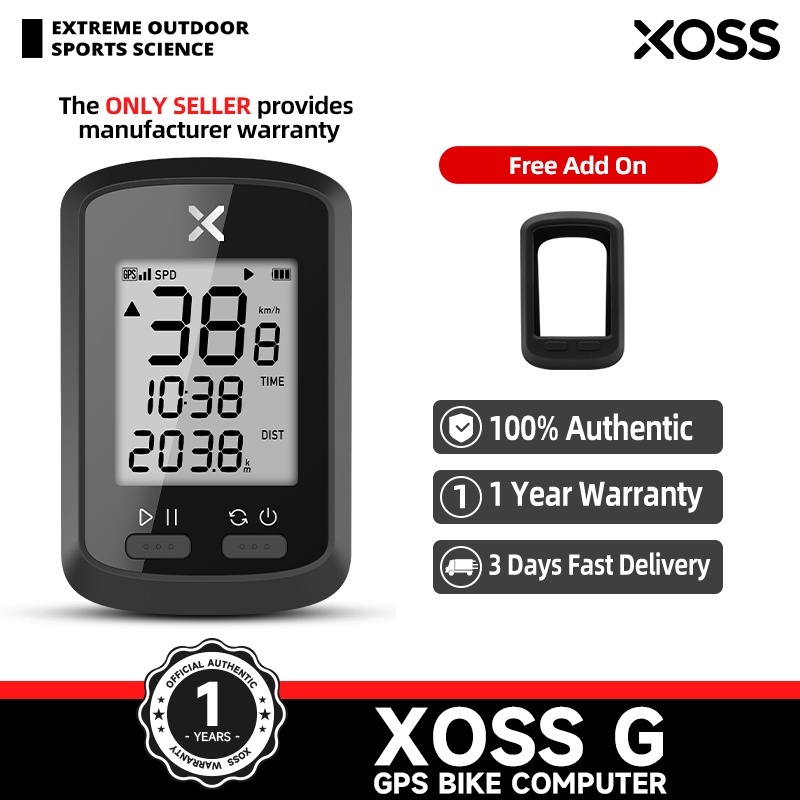 [ReadStock PH] XOSS G Wireless Bike Computer GPS Speedometer Odometer ...