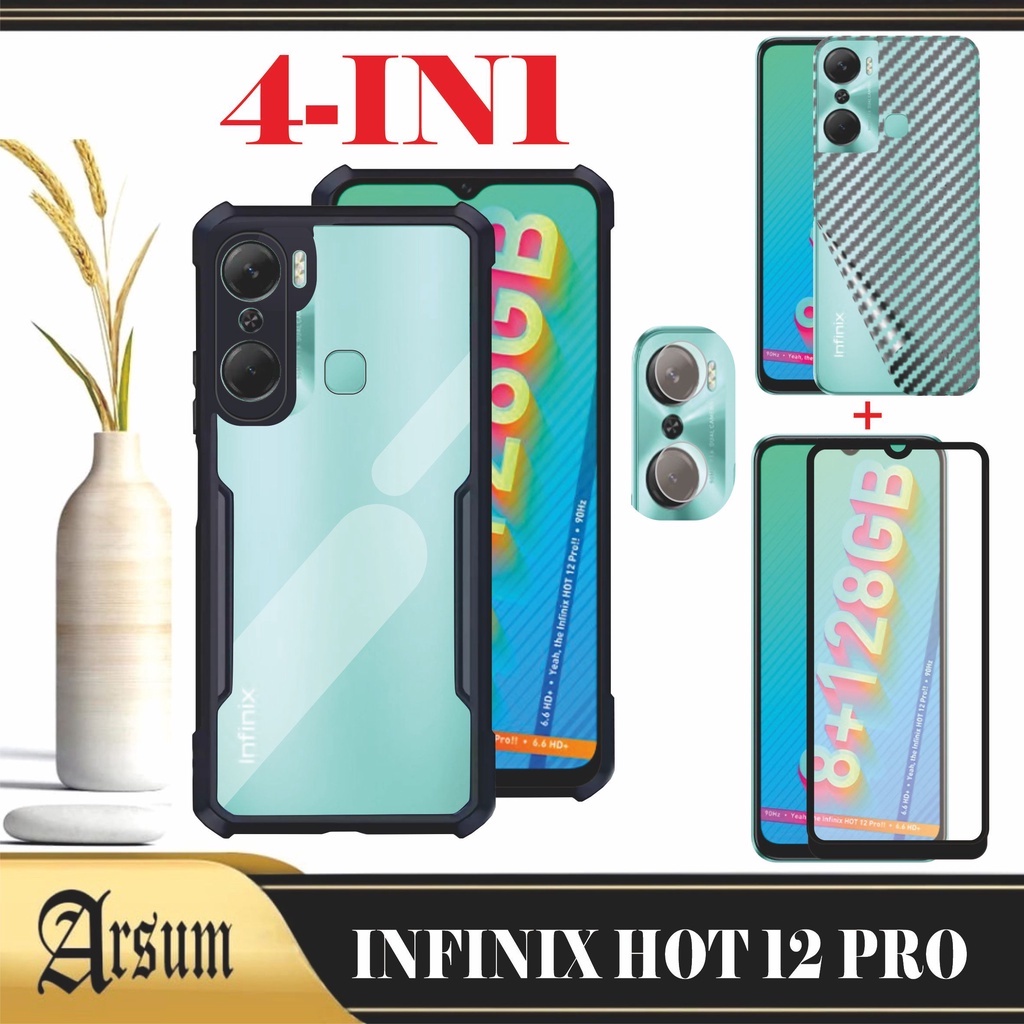 PROMO Case infinix hot 12 PRO HOT 12 PRO Nfc 2022 Transparent Softcase ...
