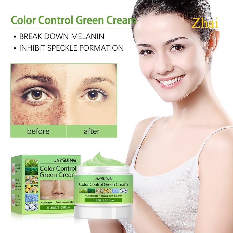 Color control and fade spot green cream, freckle decomposition pigment ...