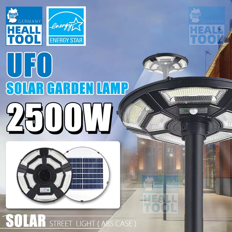 UFO Light 2500W UFO Solar Light IP67 Outdoor Waterproof Motion Sensor Round Solar Street Light ...