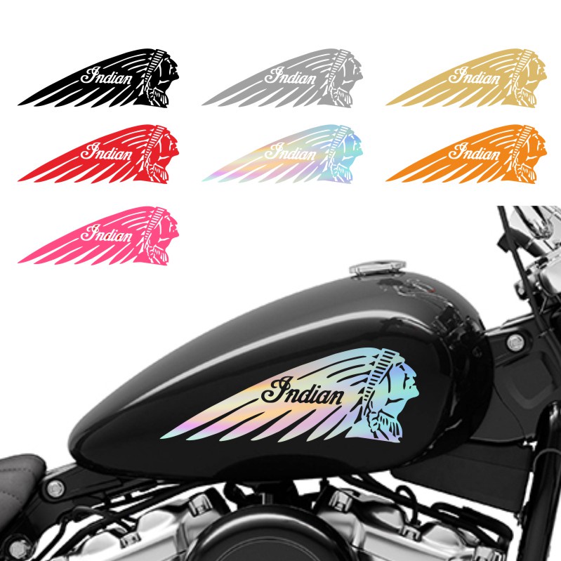 harley davidson indian sticker for motorcycle holographic reflective ...