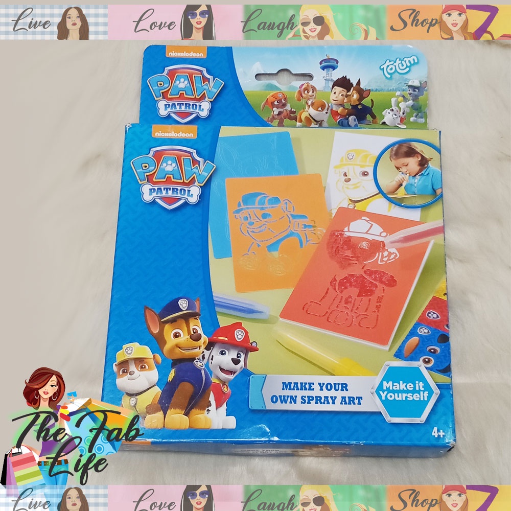 Create your own Paw Patrol drawings with this kit of blow markers! This ...