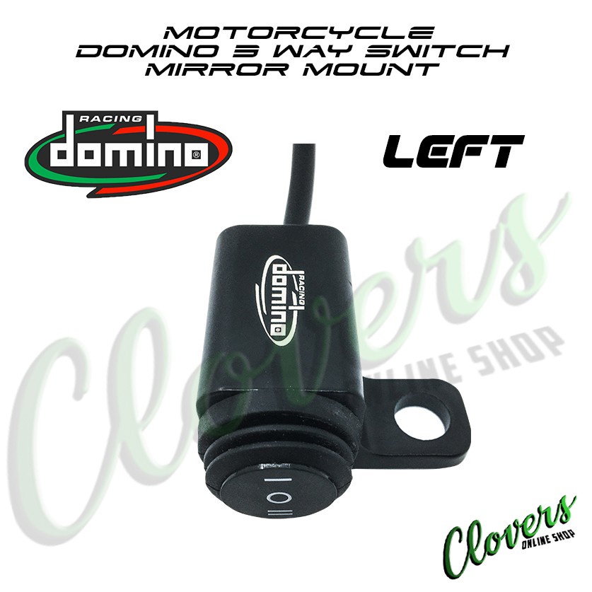 Domino 3 Way Switch Universal Mini Driving Light Mirror Mount (Left ...