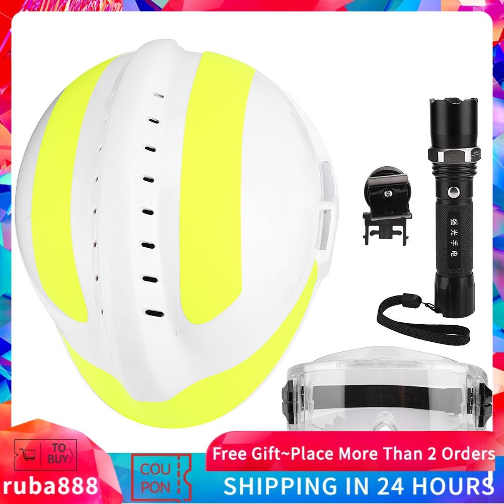 Ruba888 Emergency Rescue Safety Helmets Anti-Impact Fire Fighter ...