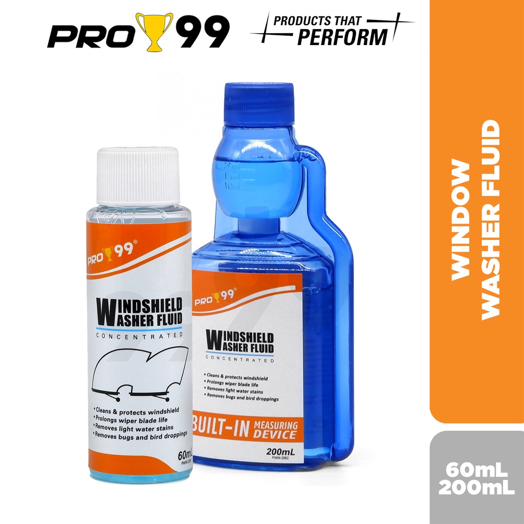 Pro-99 Windshield Washer Fluid Concentrated 200mL / 60mL | Shopee ...