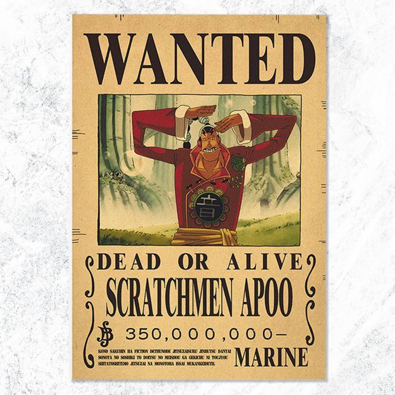 New Edition One Piece Poster SCRATCHMEN APOO One Piece Wanted Posters ... New Edition One Piece Poster SCRATCHMEN APOO One Piece Wanted Posters ...