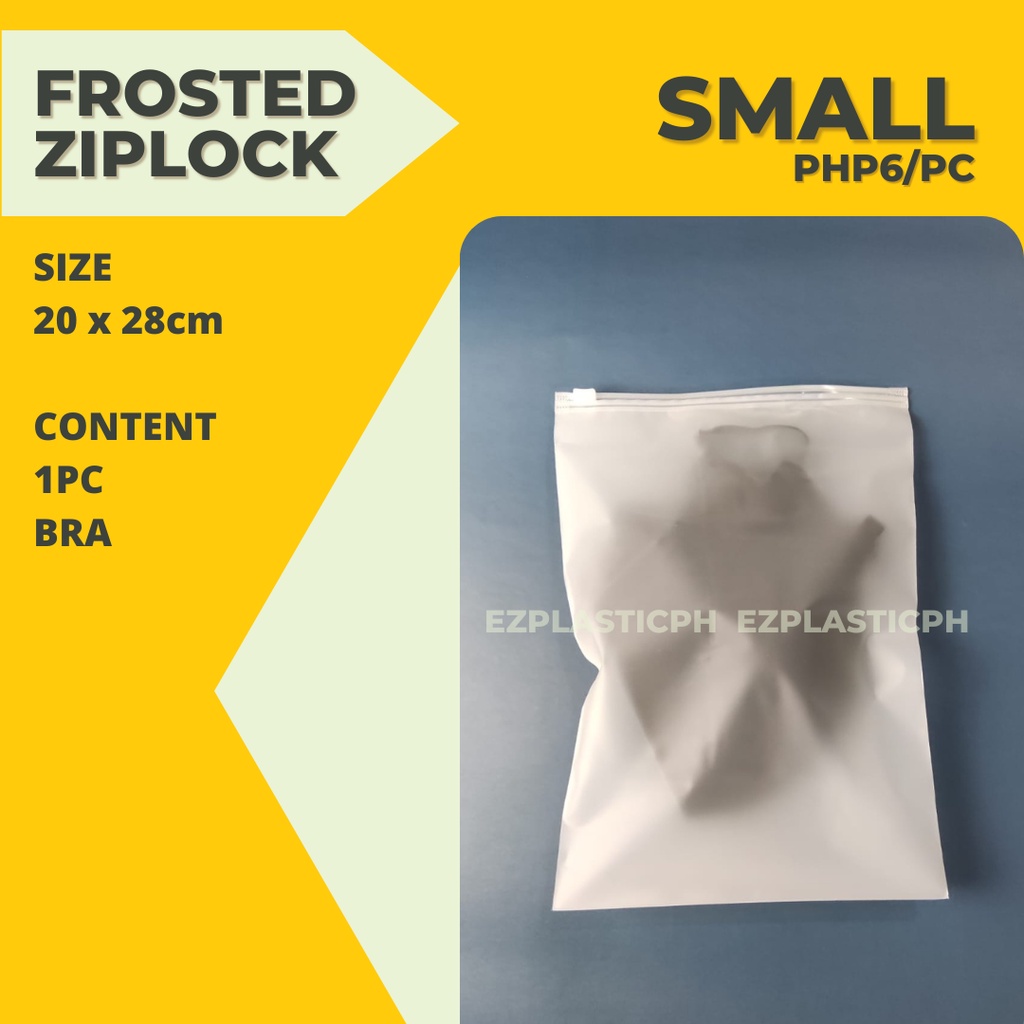 Frosted Zip Lock Bag Matte Zip Lock Frosted Pouch Bag Ezplasticph