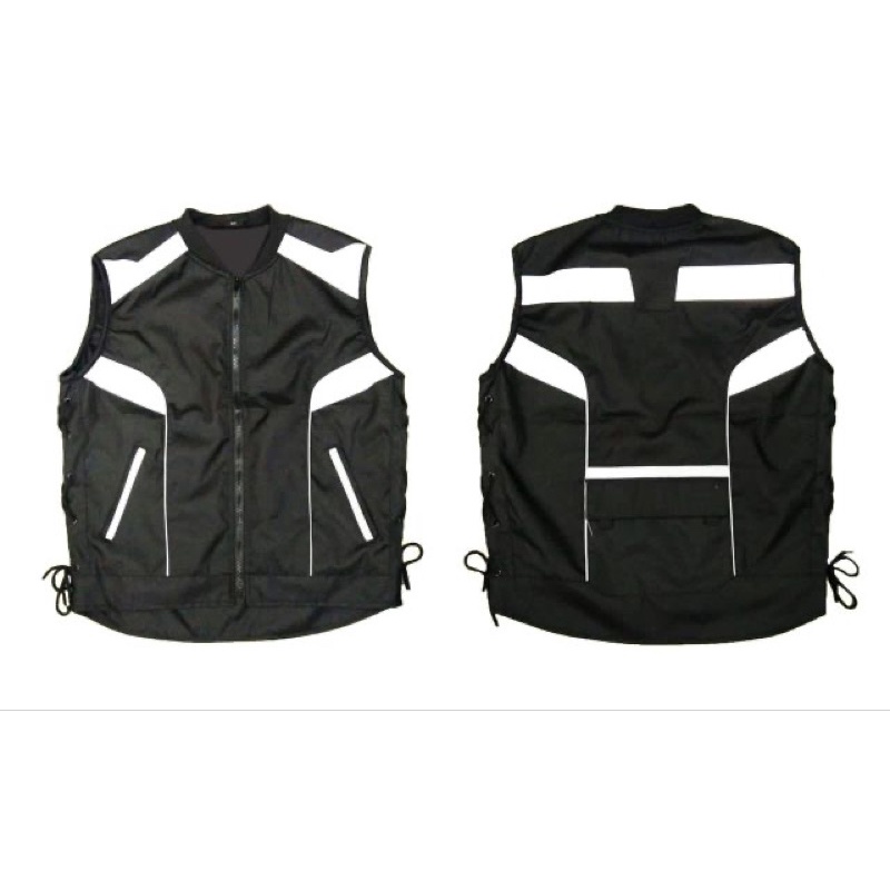 HITAM CAHAYA Power Strengthening Vest Quality Motorbike Vest Black ...