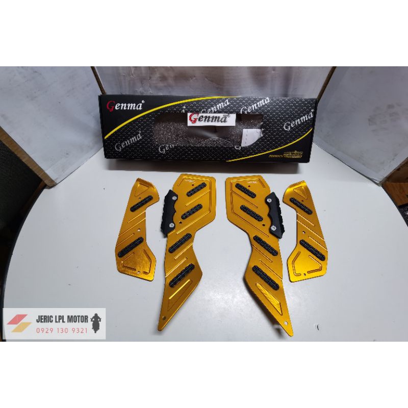 Genma Foot Matting Foot Board Nmax V1 NMAX V2 Full Alloy Non-fade color ...