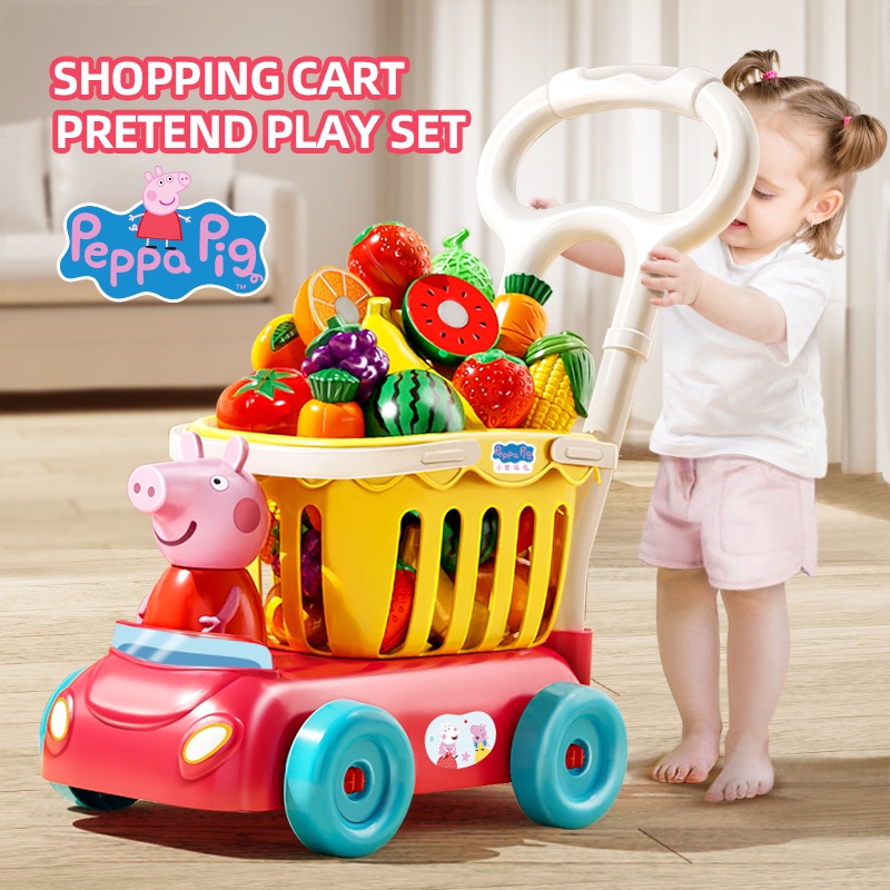 Peppa Pig Fruit Cutting Play Food Toy,Pretend Fruit Accessories with ...