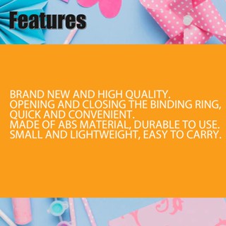 KW-trio Plastic Binder Ring Opener for Loose Leaf Binders Binding ...