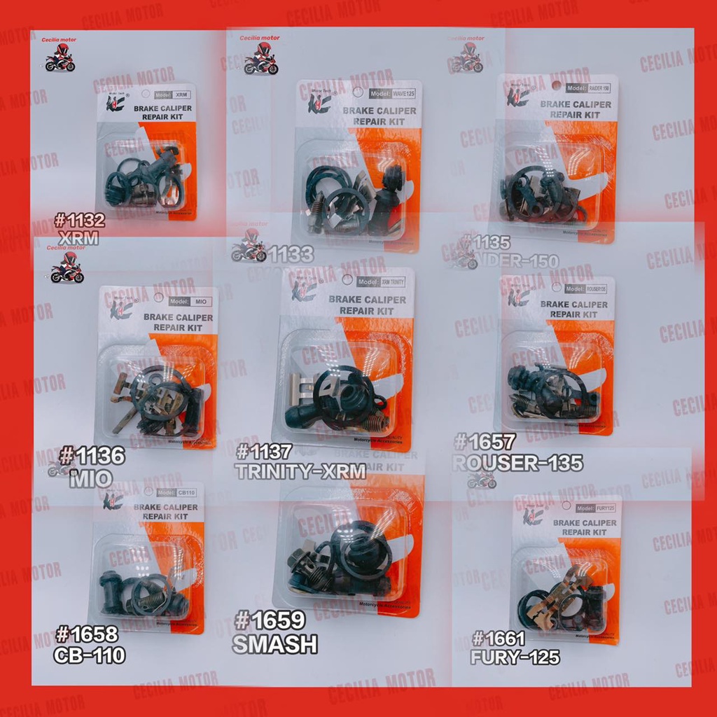 Motorcycle caliper repair kit for XRM MIO SMASH WAVE125 RAIDER TRINITY ...