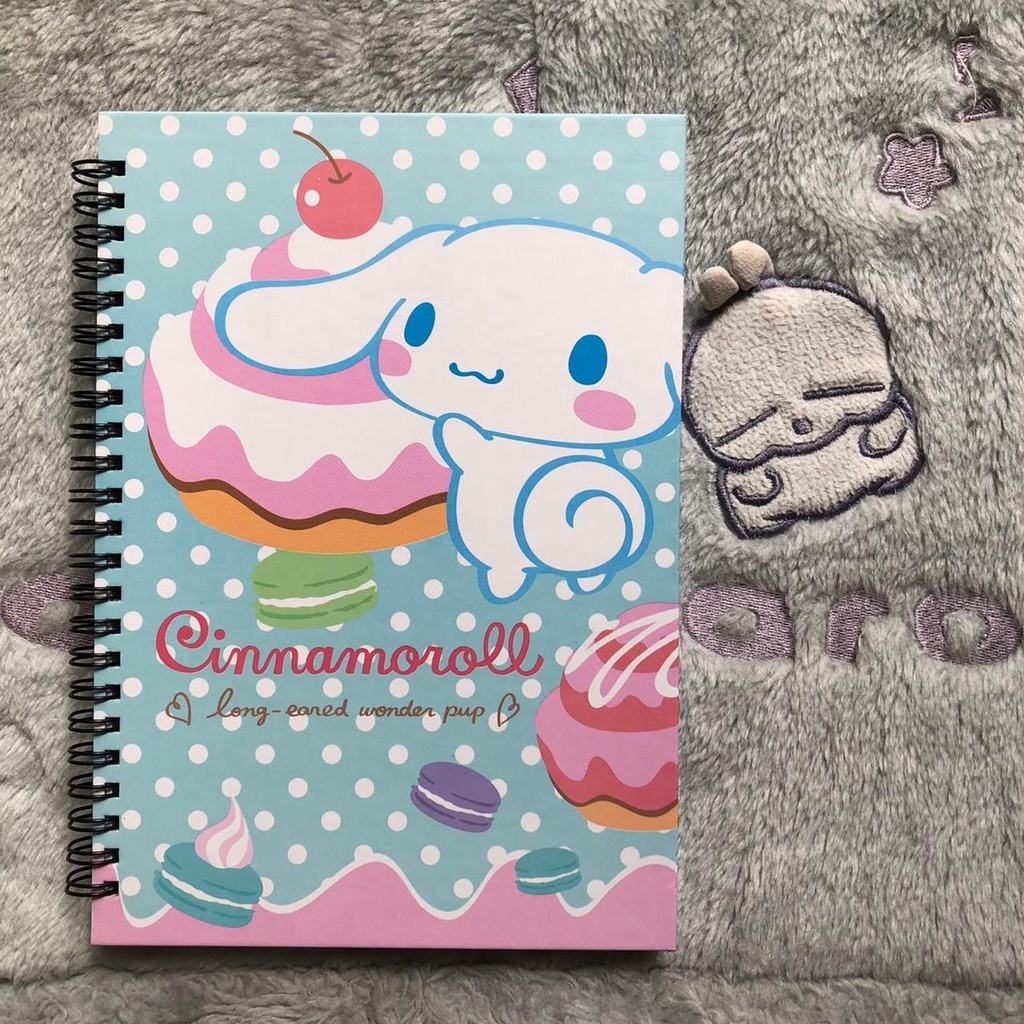 Cinnamoroll Cinnamon Pattern Notebook Notepad Portable Cute Hardcover ...
