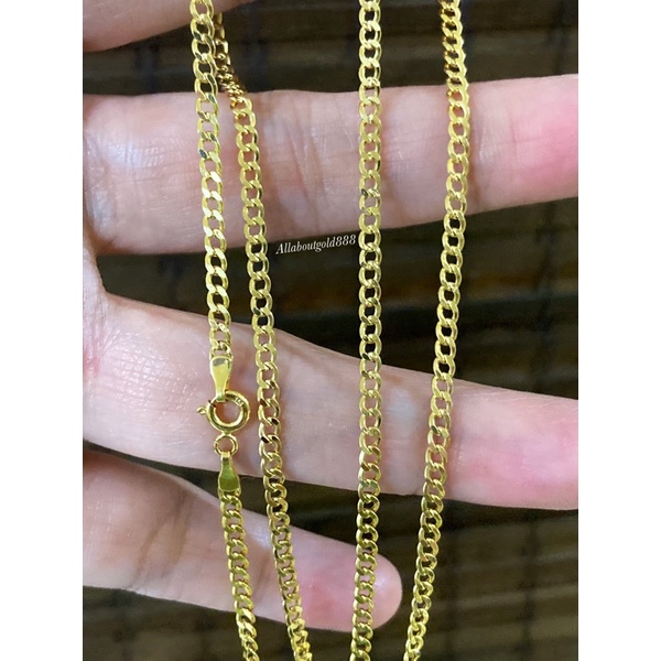 COD 18K Saudi Gold Chain Necklace only | Shopee Philippines