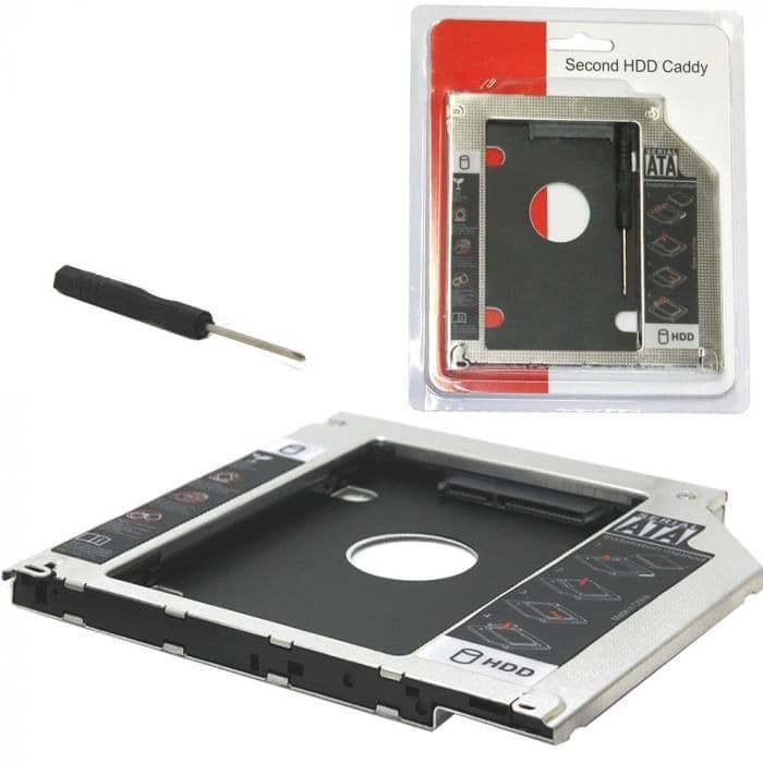 Universal 9.5MM/12.7MM Second Hdd Caddy Sata 3.0 Hard Drive Adapter Ssd ...