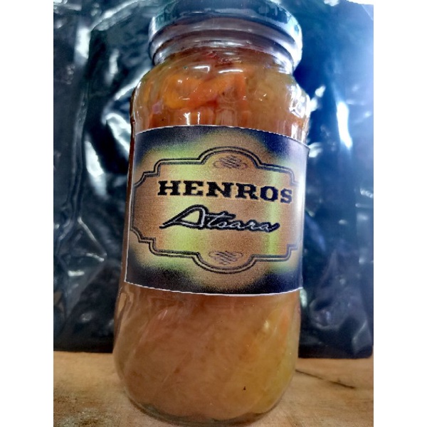 HENROS special atsara 350ml glass bottle | Shopee Philippines