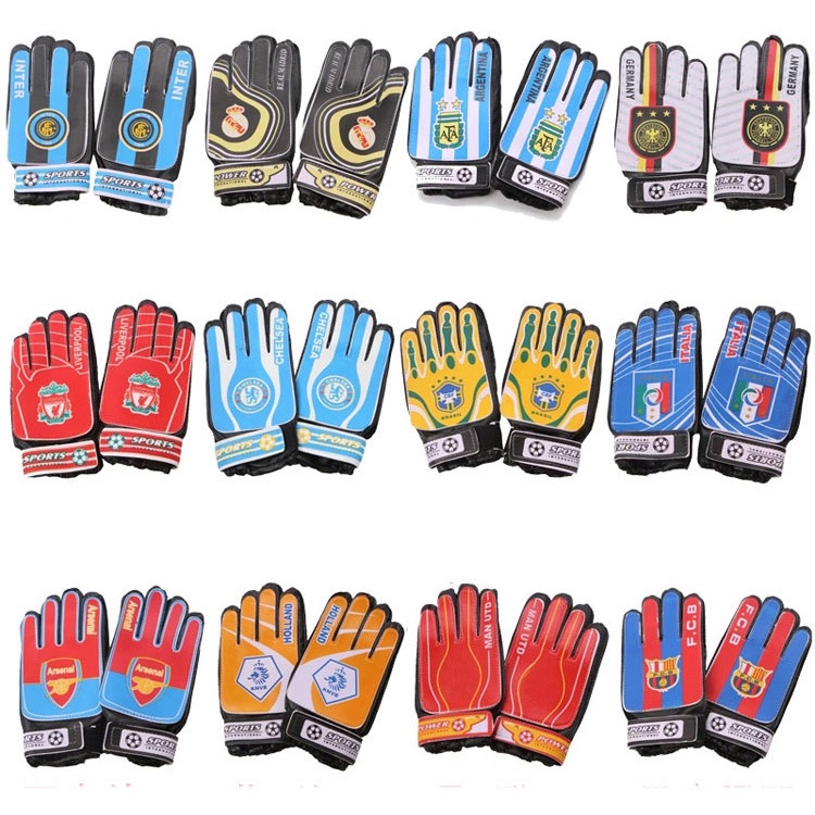 Adult and Kids Soccer Goalkeeper Gloves Finger Protection European ...