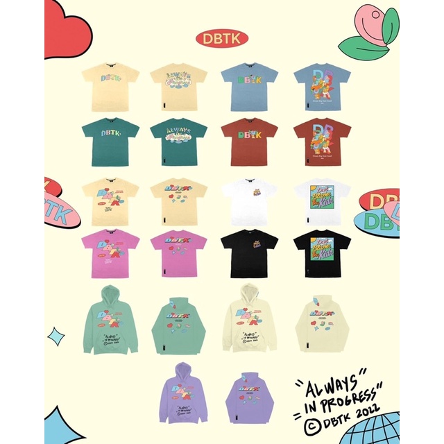 (Pre-Order) DBTK “ Always in Progress Collection “ w/Free Sticker ...