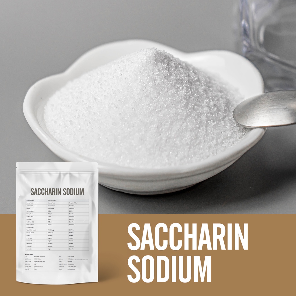 Wholesale price food additives Saccharin Sodium saccharin sweeteners manufacturer | Shopee ...