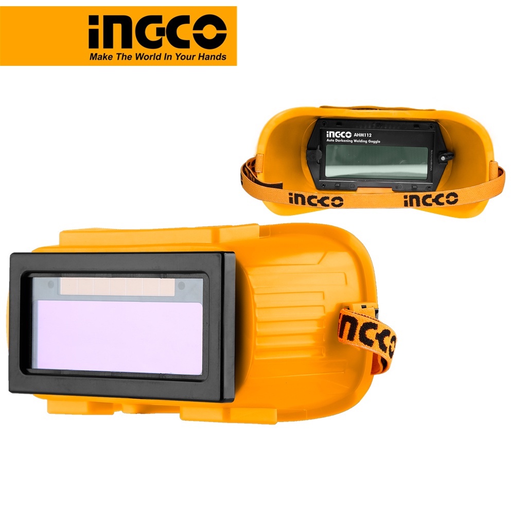 Ingco Auto Darkening Welding Goggles AHM112 BL-HT TRUH | Shopee Philippines