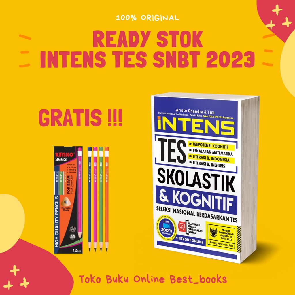 Intense Book Of Updated Scholastic & Cognitive Test Materials/SNBT 2023 ...