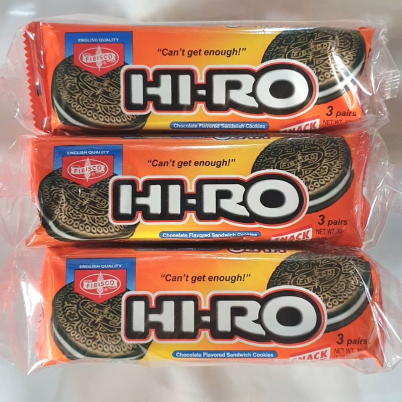3 Pack Hi-Ro Chocolate Sandwich Cookies (Hiro) | Shopee Philippines