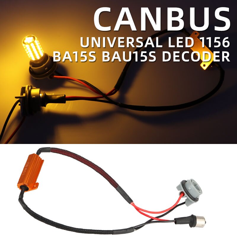 1pcs 1156 BA15S BAU15S P21w Py21w Car Canceller Decoder Load Resistor ...